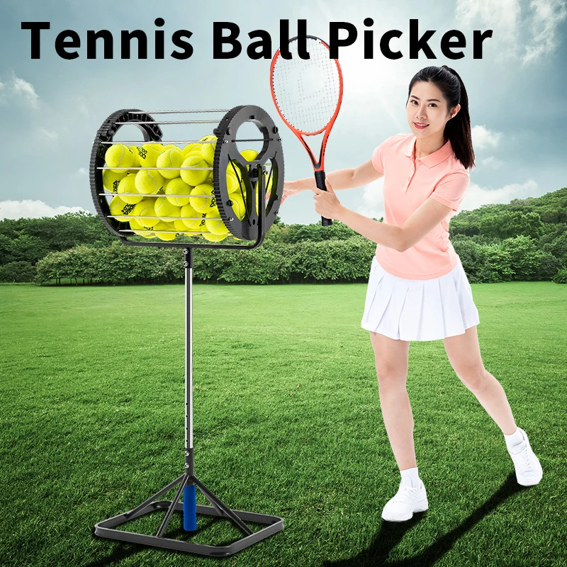 Efficient Tennis Ball Picker - Durable & Large Capacity