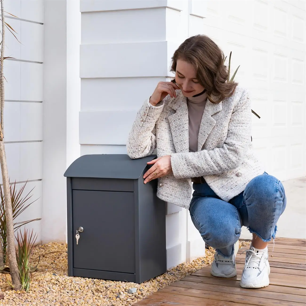 Package Delivery Boxes For Outside,Mailbox For Parcel Wall Mounted ...