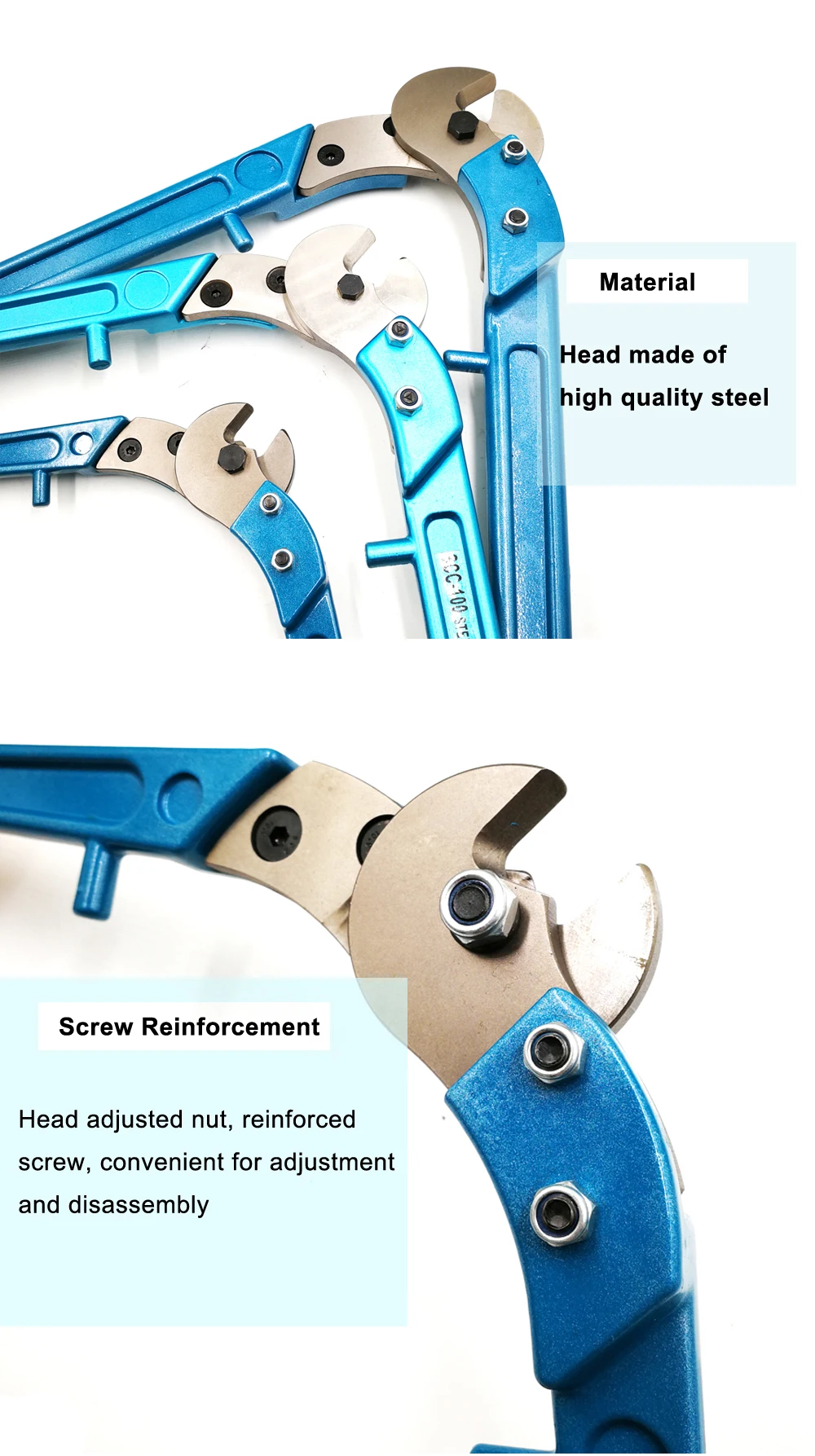 Long Handle Cable Cutter - SCC-100 Cutting Capacity 10mm