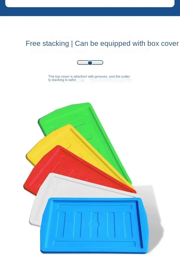 Modern Design Large Lid Food Grade White Rubber Frame PP Turnover Box ...