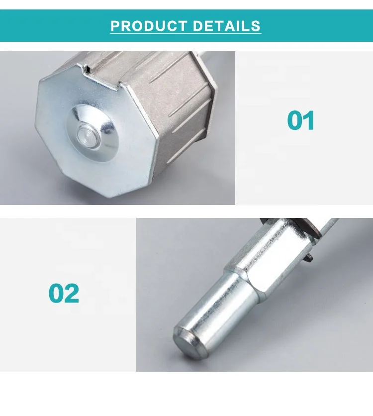 Aluminum Alloy Roller Shutter Accessories 60mm Octagonal Steel Pipe ...