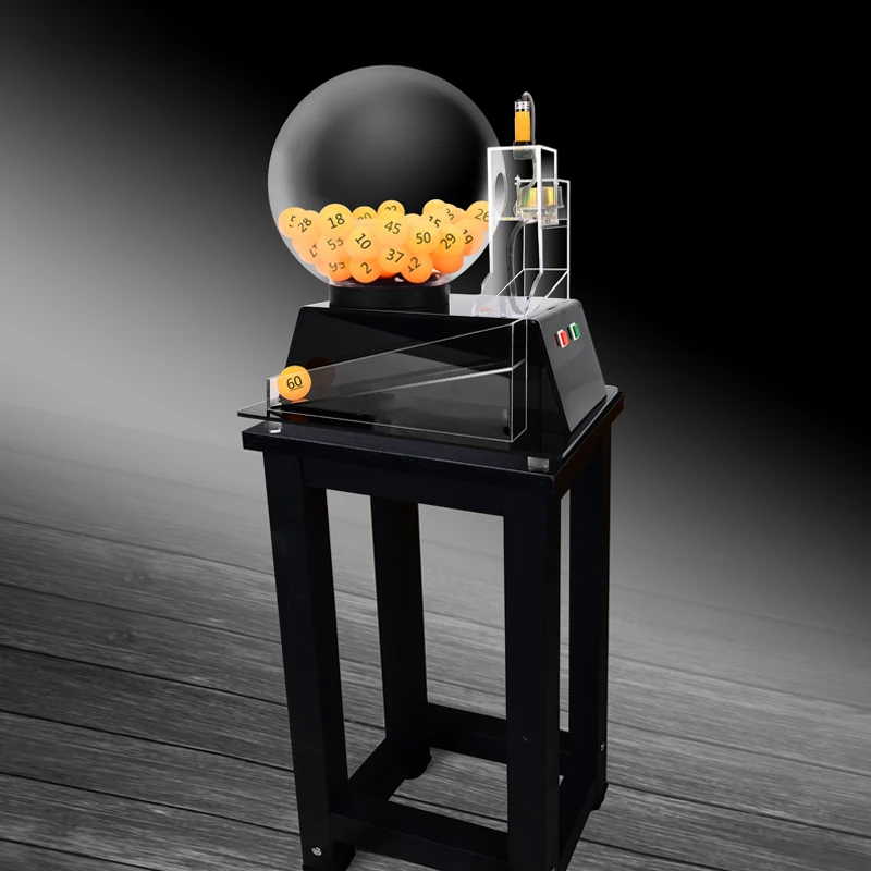 Transparent Acrylic Automatic Lottery Machine & Bingo Slot Machine