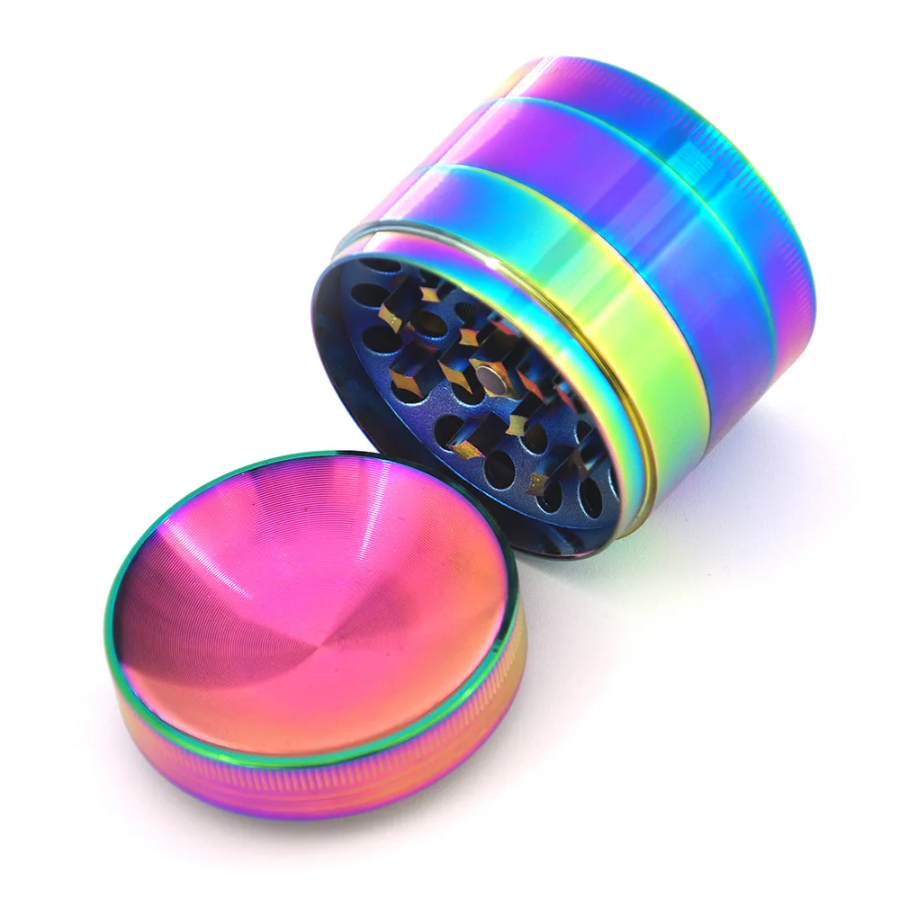 NP NP850AMXC Concave 50mm Rainbow Metal Cigarette Grinder Zinc Alloy ...