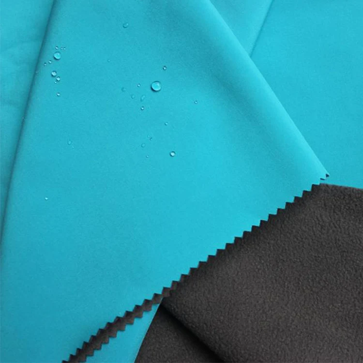 3 Layer Softshell Fabric With Tpu Film And Polar Fleece Bonded For ...