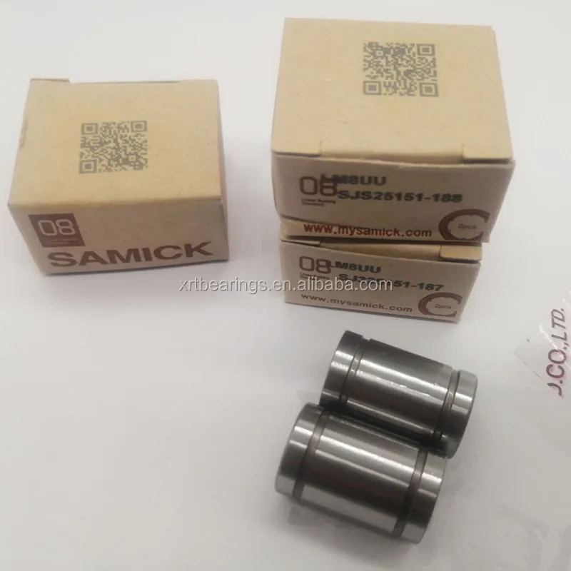 SAMICK 8mm Linear Motion Ball Bearing LM8 LM8UU for 3D Printer| Alibaba.com