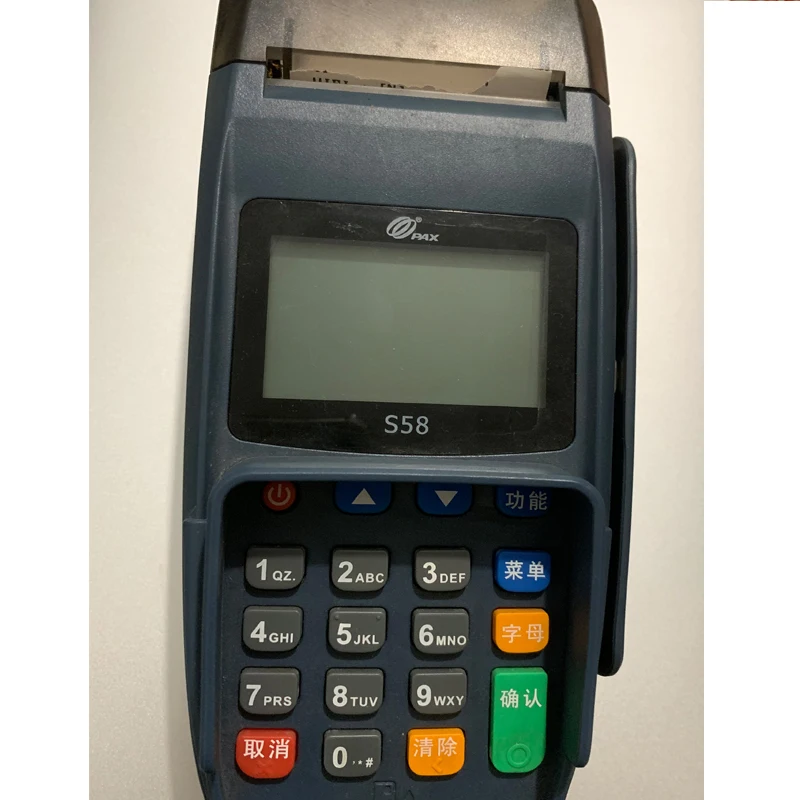 Large Stock Pax S58 Terminal Gprs Quick Payment Mobile Card Swiping ...