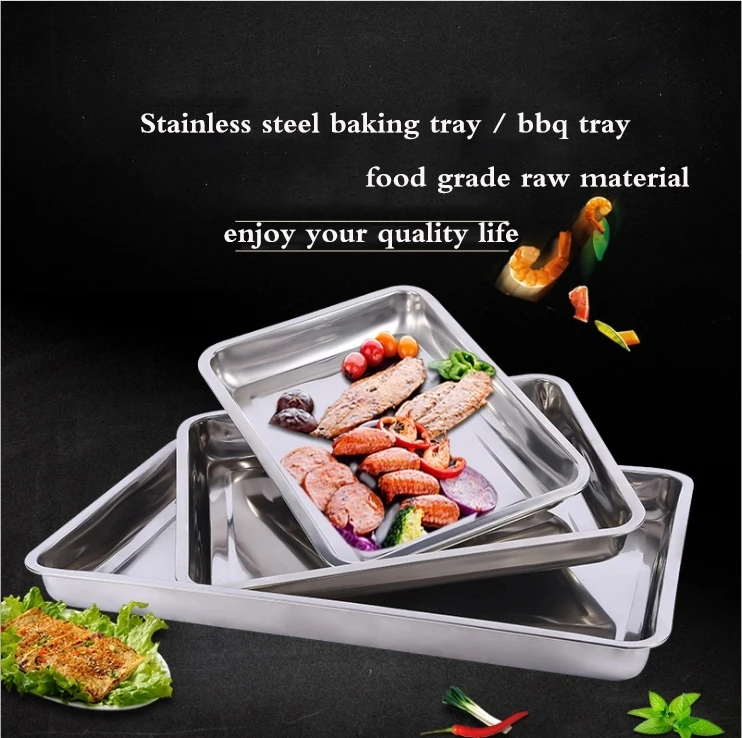 Customized Food Grade Aluminum Stainless Steel Wire Mesh Baking Trays