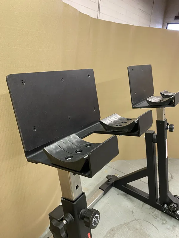 YDYFIT Adjustable Horizontal Dumbbell Spotter Stands