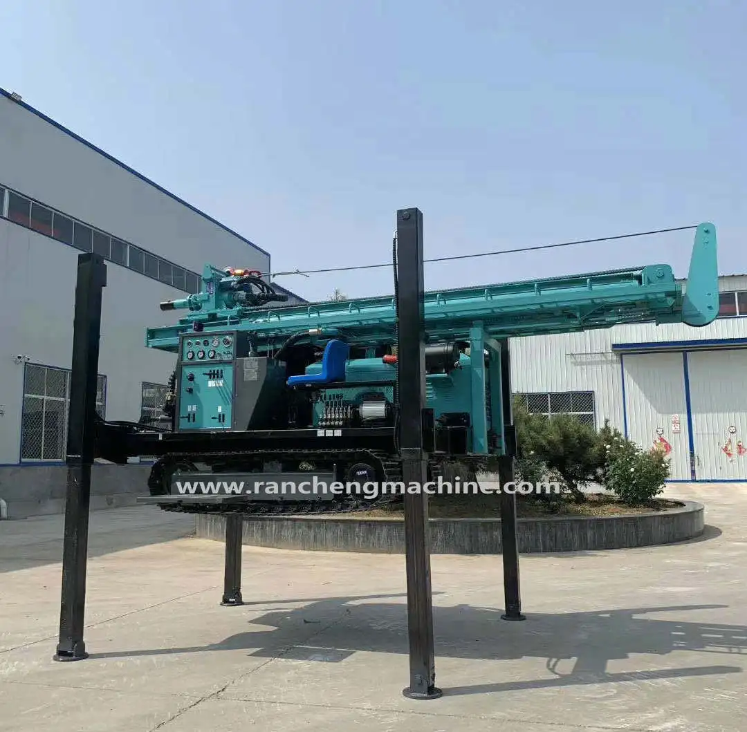 Top Selling 280m Deep Well Drilling Rig Full Hydraulic Type Vehicle ...