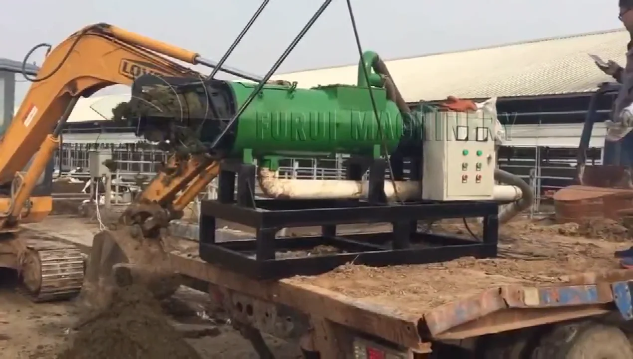 Commercial Cow Dung Cleaning Machine/chicken Manure Dryer Machine/solid ...