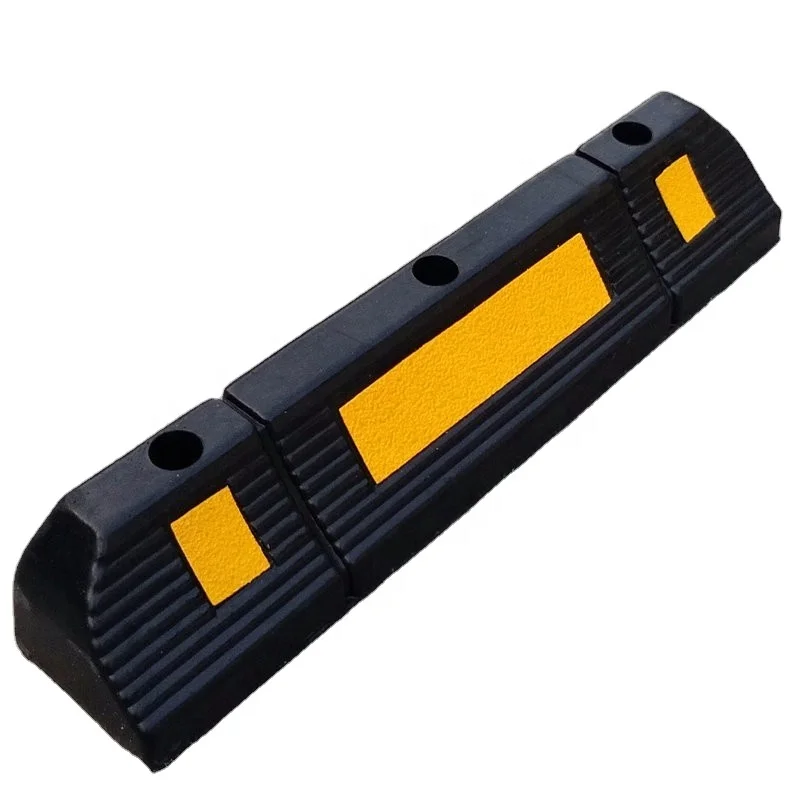 Car Park Stopper Parking Stopper Truck Wheel Chocks Rubber Wheel ...