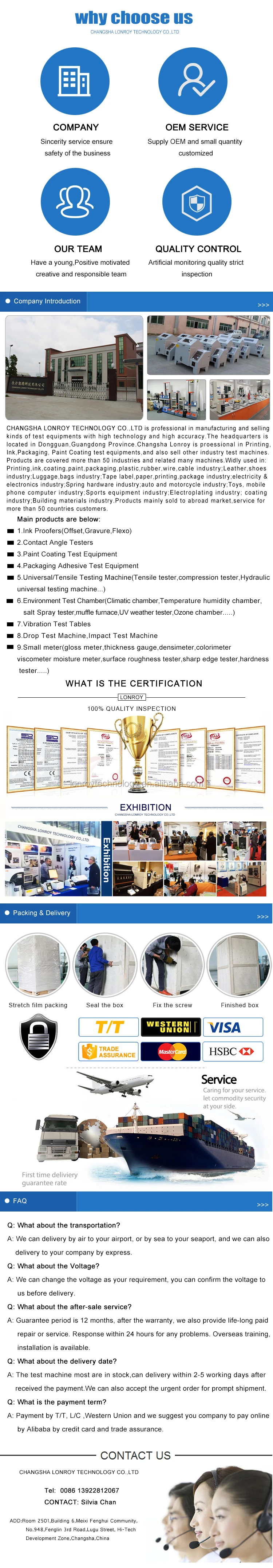 ASTM D5894 ASTM G154 UV Aging Test Chamber - Lonroy Quality