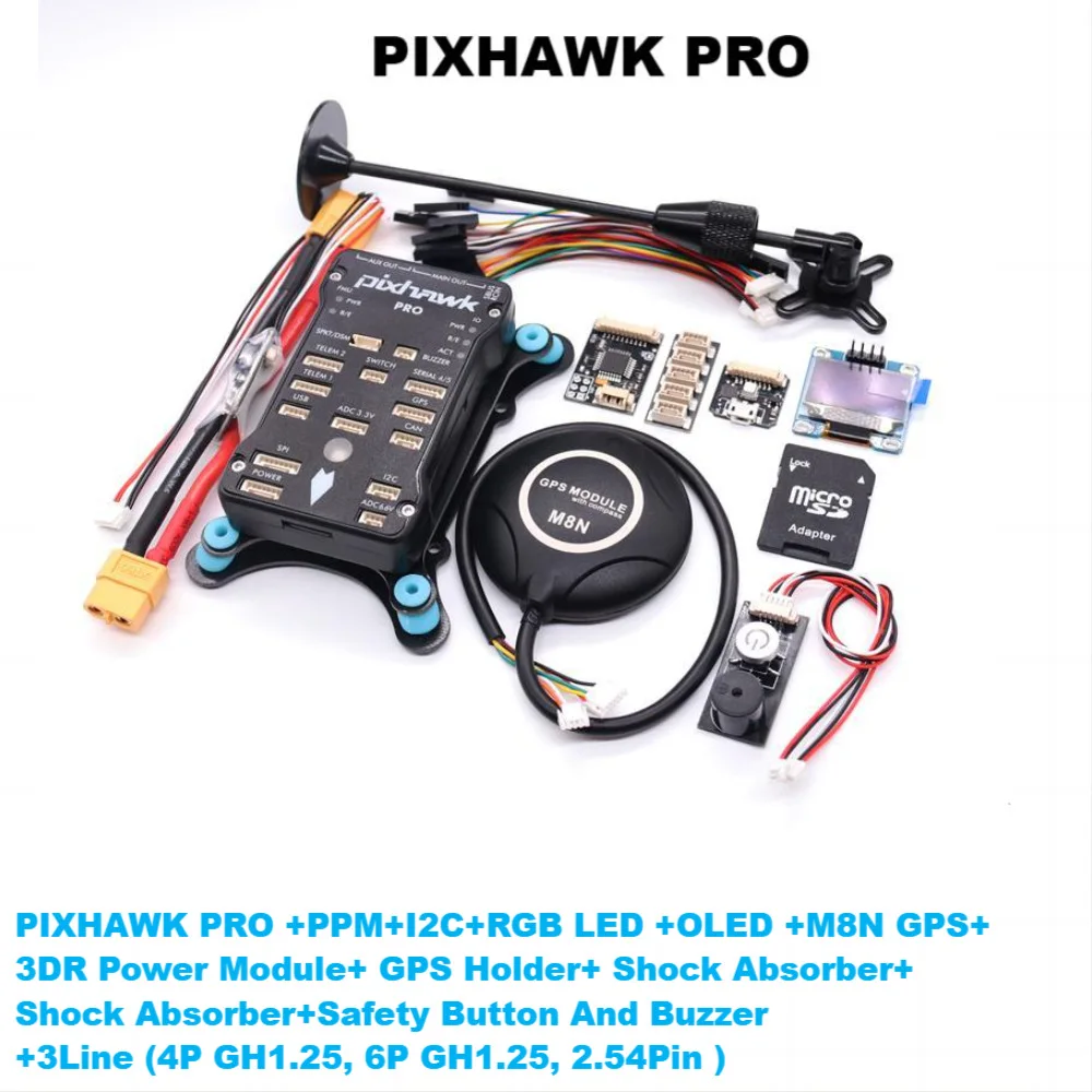Pixhawk PRO Flight Controller + I2C + PPM + RGB + OLED + Shock ...