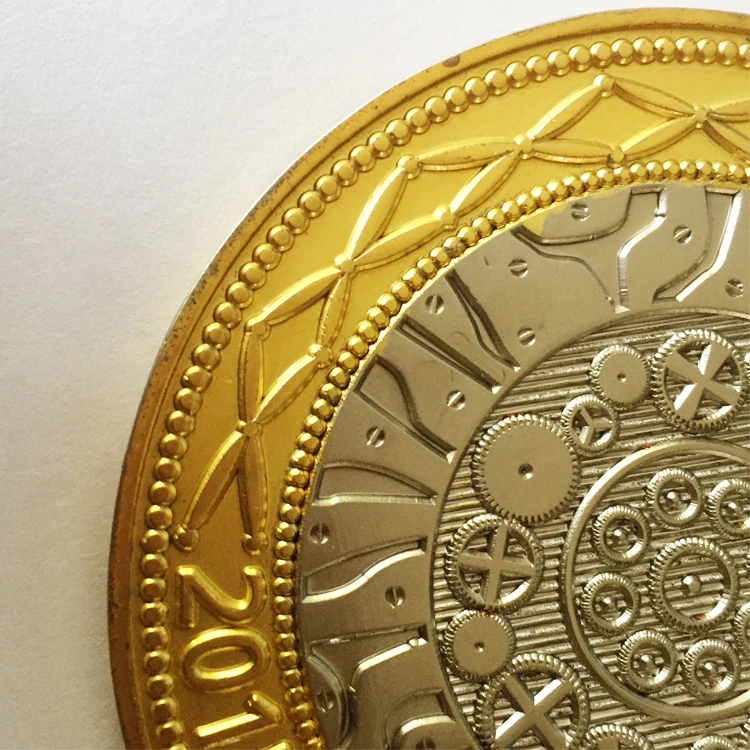 Custom Metal Coins - Gold Plated Art & Promotional Gifts