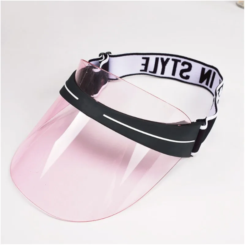 Custom Outdoor Uv Protective Transparent Plastic Long Pvc Sun Visor Hat ...