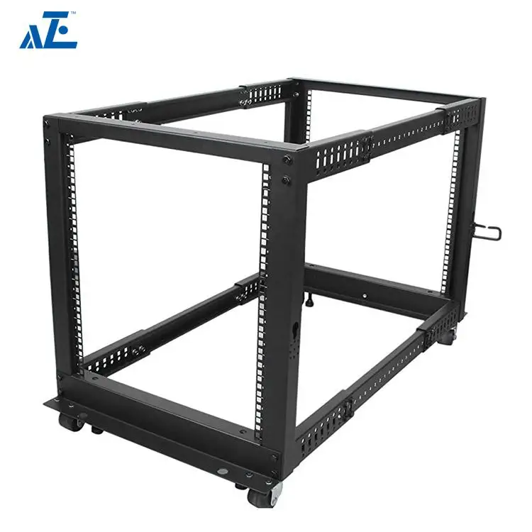 19 Inch 25U Depth Adjustable Rack - Open Frame Server Mount
