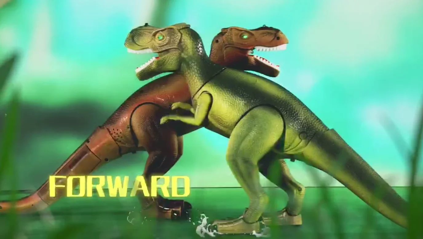 Dinosaur Tyrannosaurus Rex Model Walking,Shaking Head,Spray Remote ...
