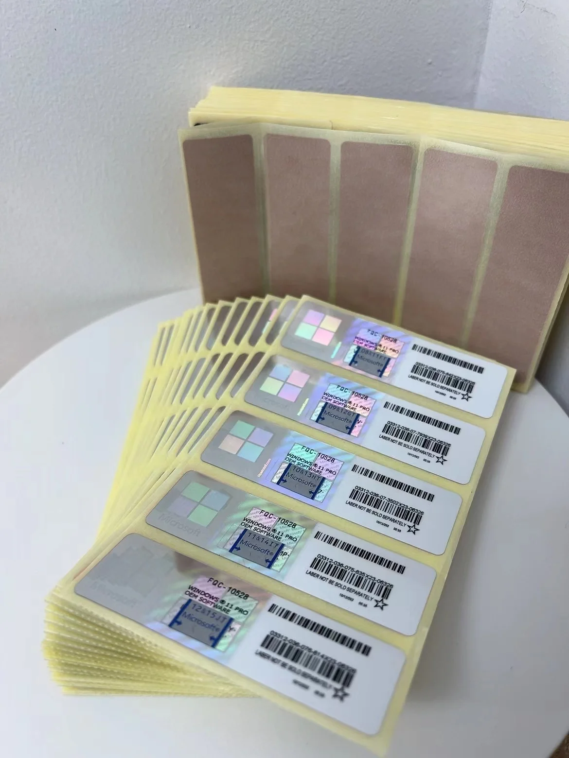 Windows 11 Pro Coa Sticker Global Online Activation(1 Pack= 10 Pcs) Win ...