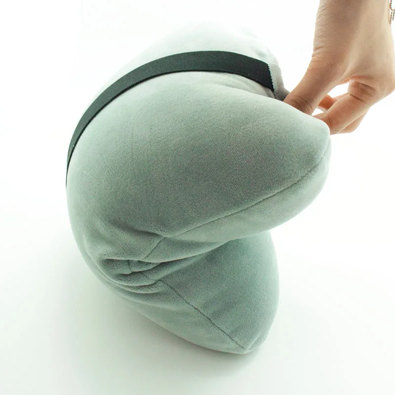 Car Memory Foam Neck Pillow With Premium Velour Washable Removable ...