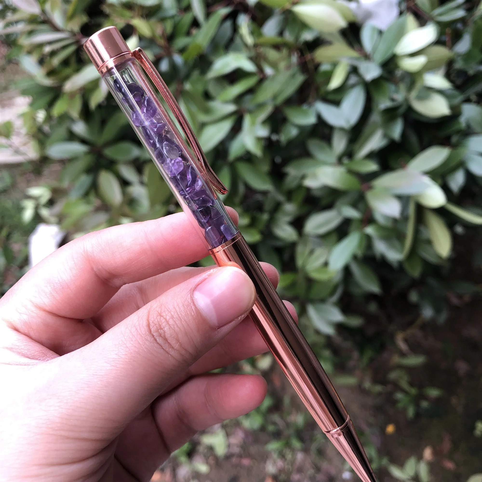 Wholesale Customized Various Colors Of Crystal Gravel Pen Big Crystal ...