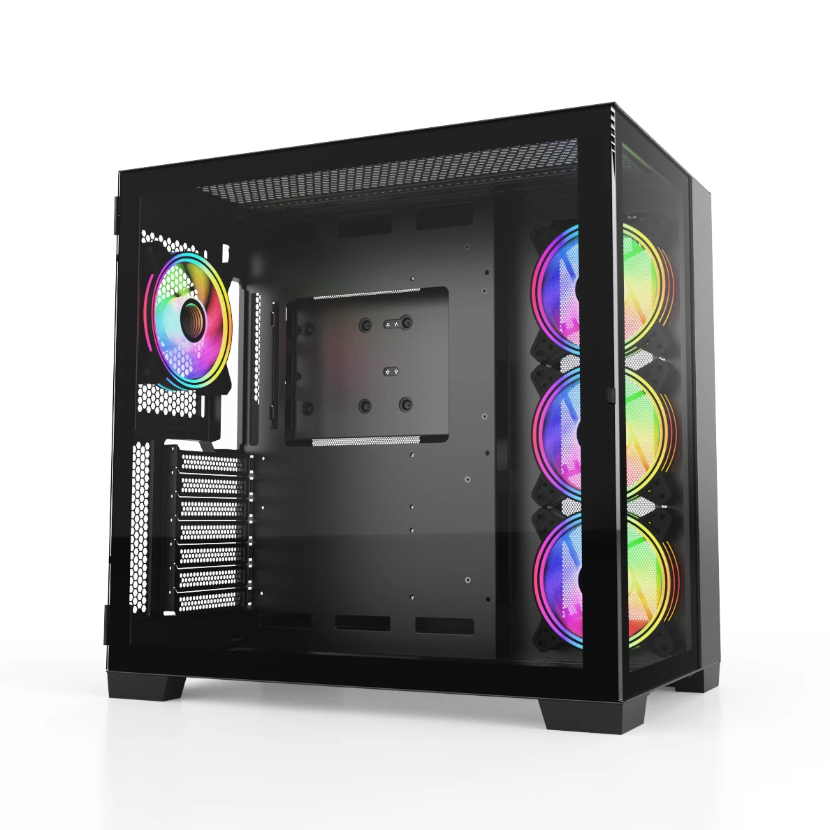 SAMA 360mm Radiator Computer Cases with Double Sided Glass
