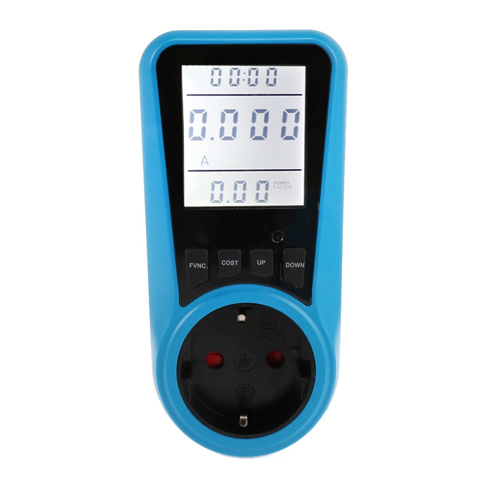 230v 16a Electric Ac Power Meter Energy Monitor With Eu Plug - Buy Ac ...