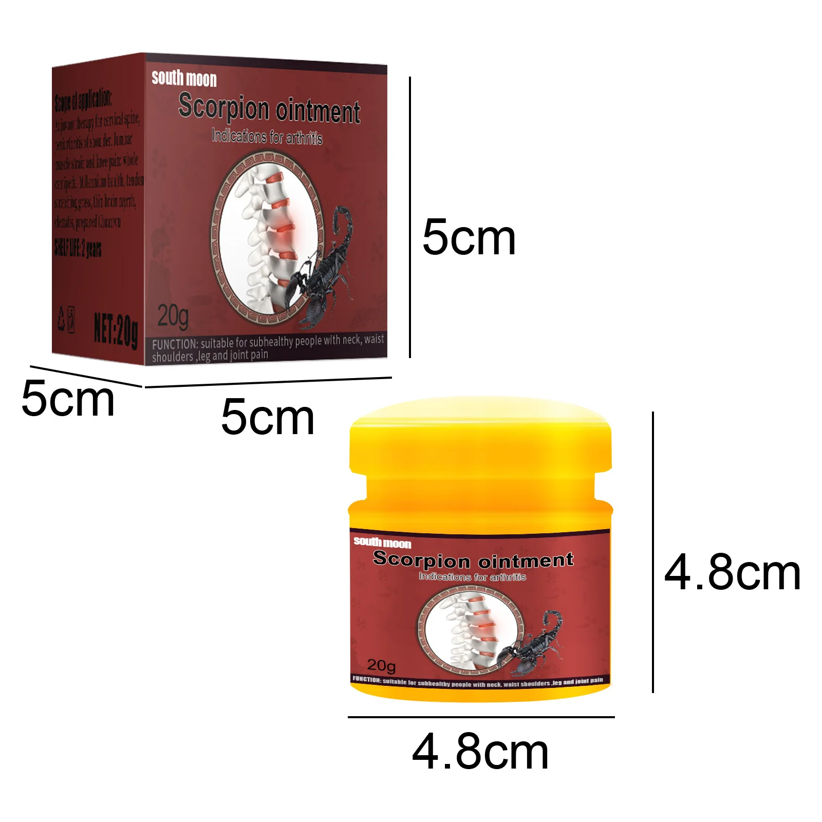 20g Scorpion Venom Analgesic Ointment Relieves Rheumatism Rheumatoid ...