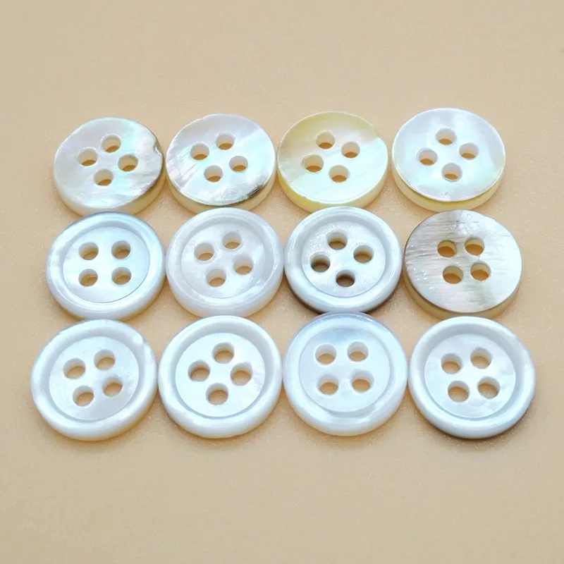 9mm MOP Shell Button - Natural Beauty & Sustainable Design