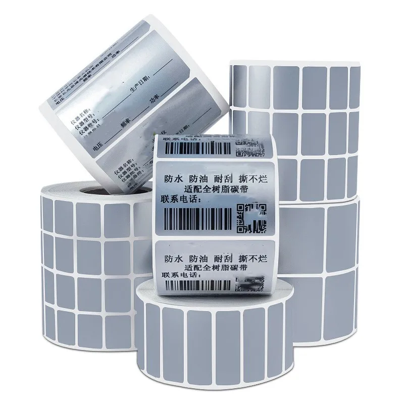 Waterproof Matte Silver Heat Resistant Barcode High Temperature ...