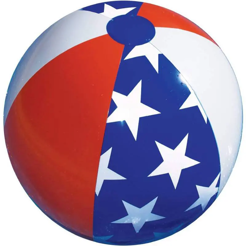 Inflatable Pool Toys American Flag Water Ball Inflatable Patriotic ...