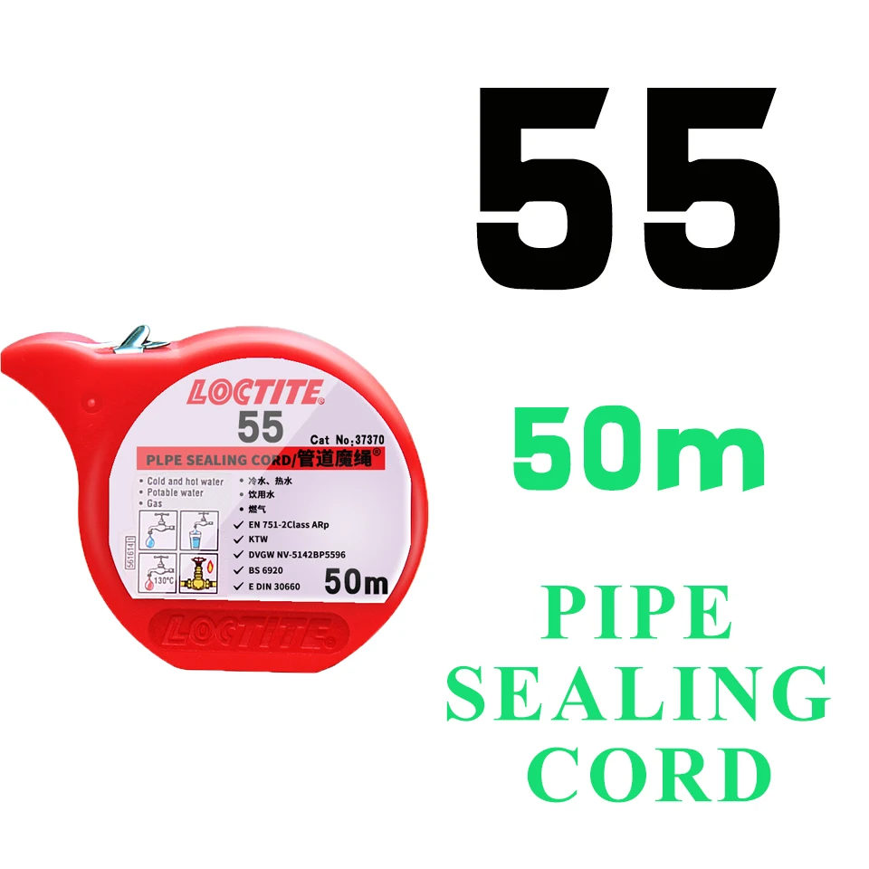 50m Pipe Sealing Cord Loctiter 55 Pipe Rope Water Pipe Hot And Cold ...