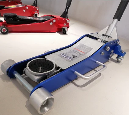 2 Ton Quick Lift Double Pump Steel Hydraulic Jack Garage Car Horizontal ...