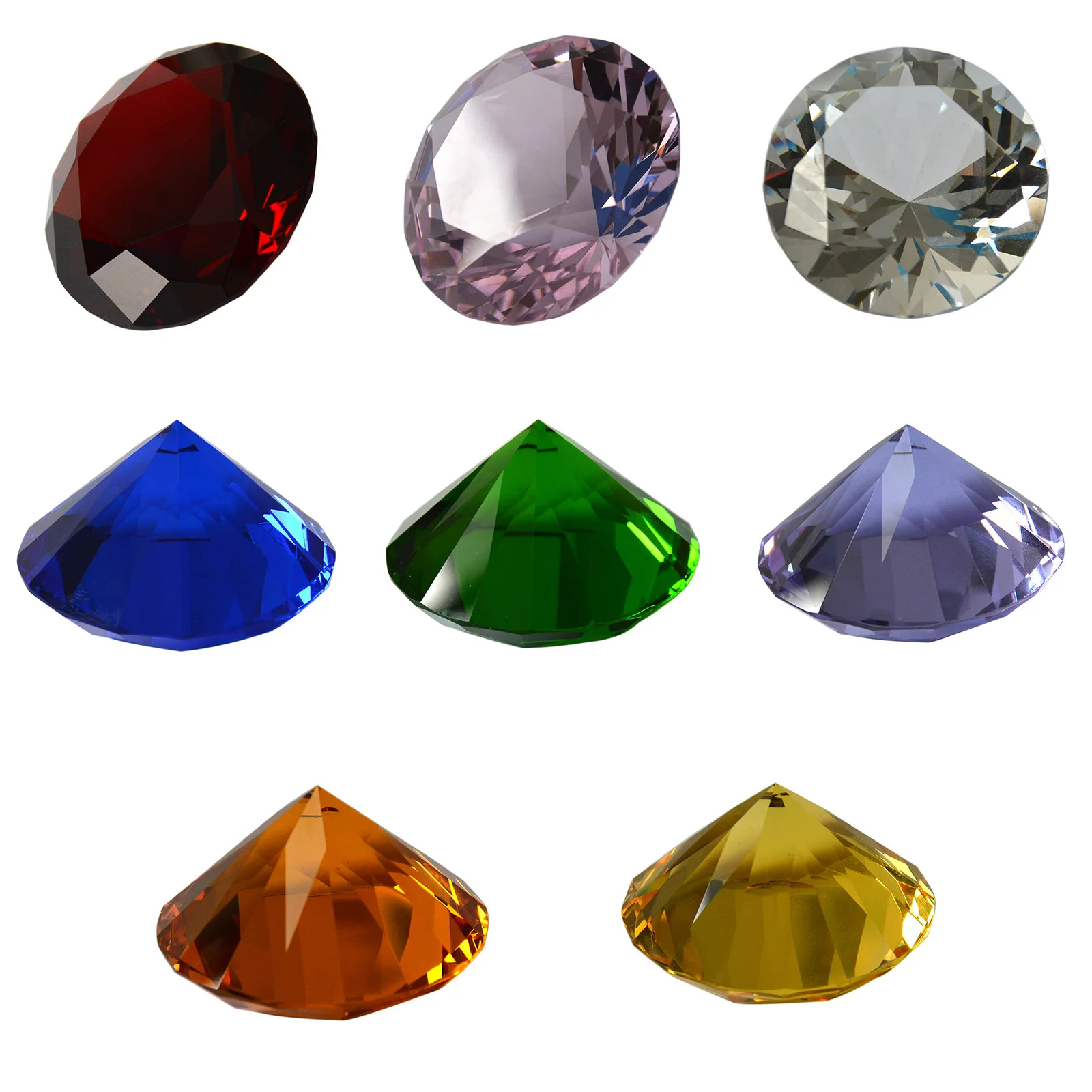 Large 100mm Crystal Diamond Jewelry Displays & Props for Home ...