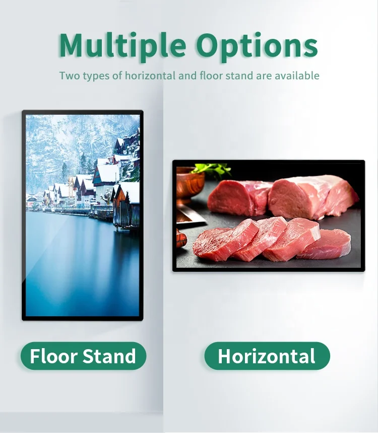 Wall Mount Android 4k Digital Signage And Displays Advertising U Disk ...