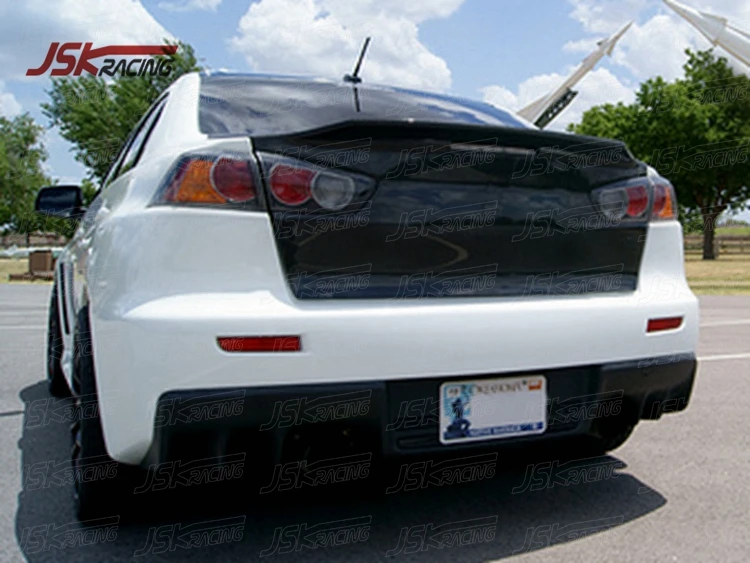 OEM Style Carbon Fiber Trunk for 2008-2015 MITSUBISHI LANCER EVOLUTION ...