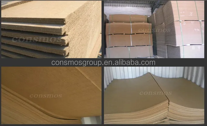 High Quality 2.5mm to 6mm Waterproof Hardboard for Diverse Uses