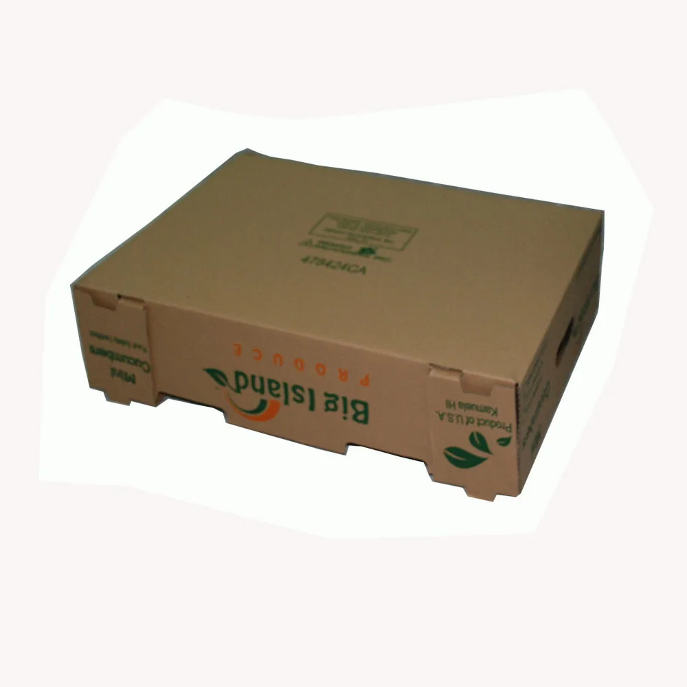 Sweet Fresh Pineapples Fruit Shipping Carton Packaging Box For ...