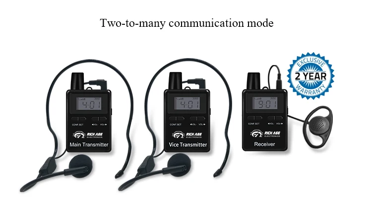 Rich Age Long Distance Two Way Communication Device For Meeting - Buy ...