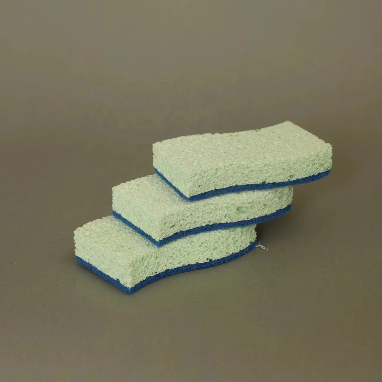 Heavy Duty Scrubber Compound Cellulose Sponge Kitchen Cleaning Dish ...