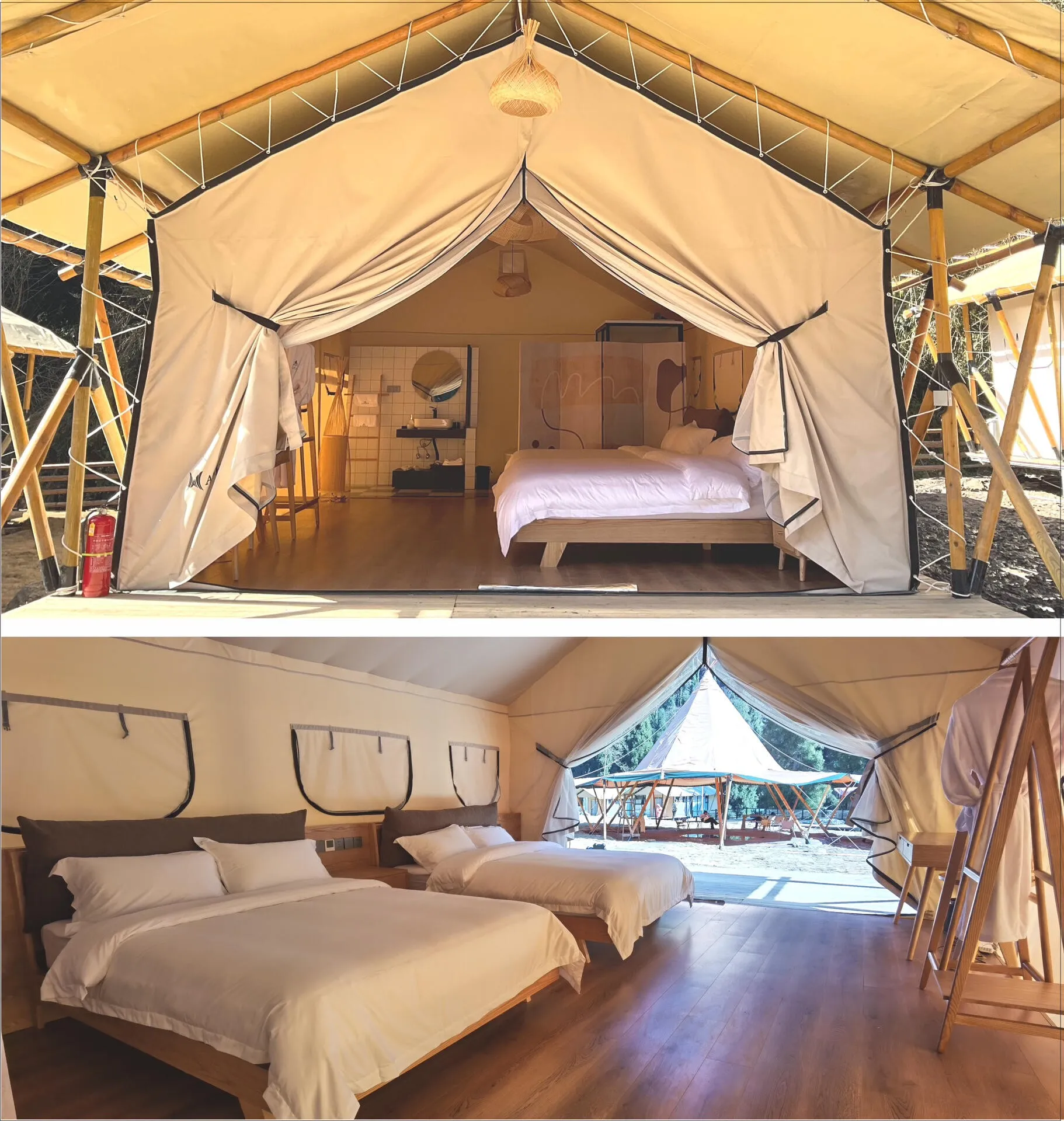 Glamping Party House Container House Camping Tent for Resorts Safari ...