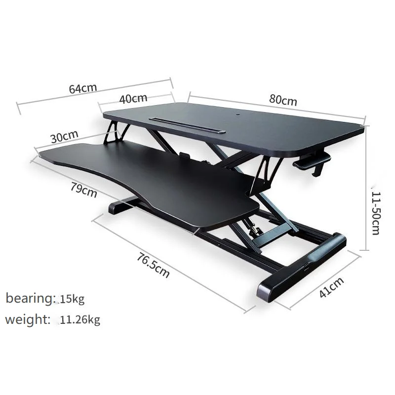 Lifting Table Standing Computer Desk Desk Bracket Folding Pneumatic ...