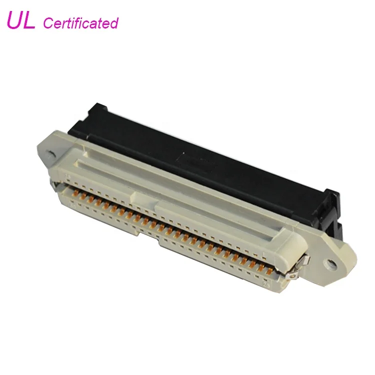 50 Pin RJ21 Ribbon Cable Champ Solder Pin Centronics Connector