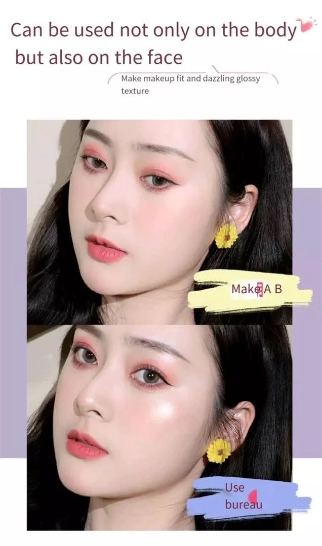 Mack Andy Pink Peach Highlight Ball - Loose Powder Glitter