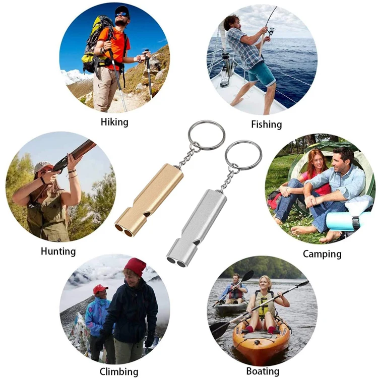 Custom Logo Printed Aluminum Outdoor Camping Emergency Survival Metal ...