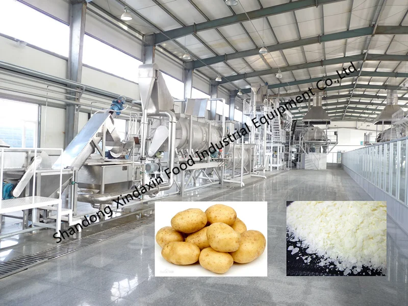 Hot Sale Whole Process Full Automatic Mashed Potato Flake Production Line