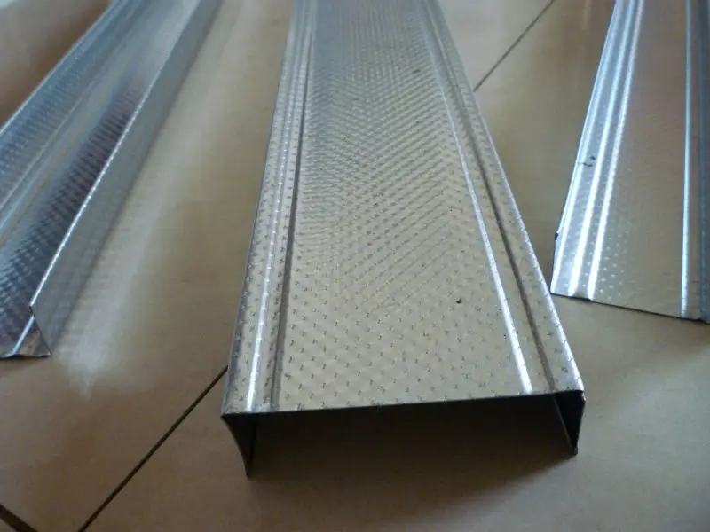 Hifh Quality Metal Galvanized U Channel Steel Profile / Steel Track ...