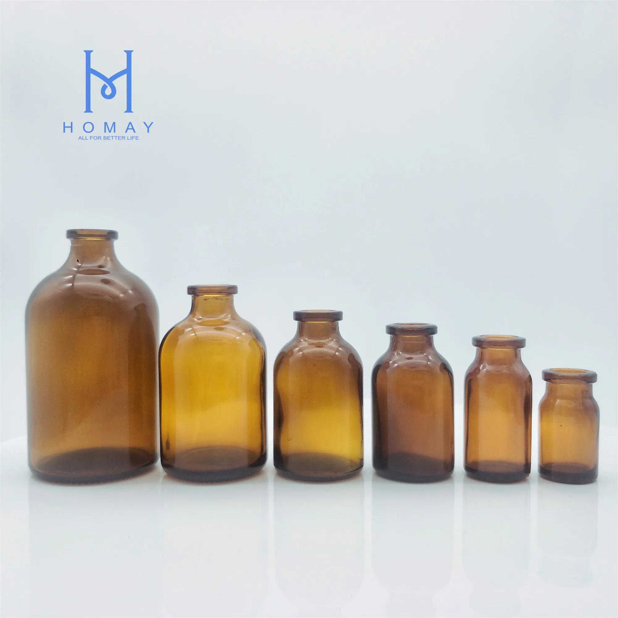 20ml Clear Amber Sterile Injection Vials for Pharmaceuticals