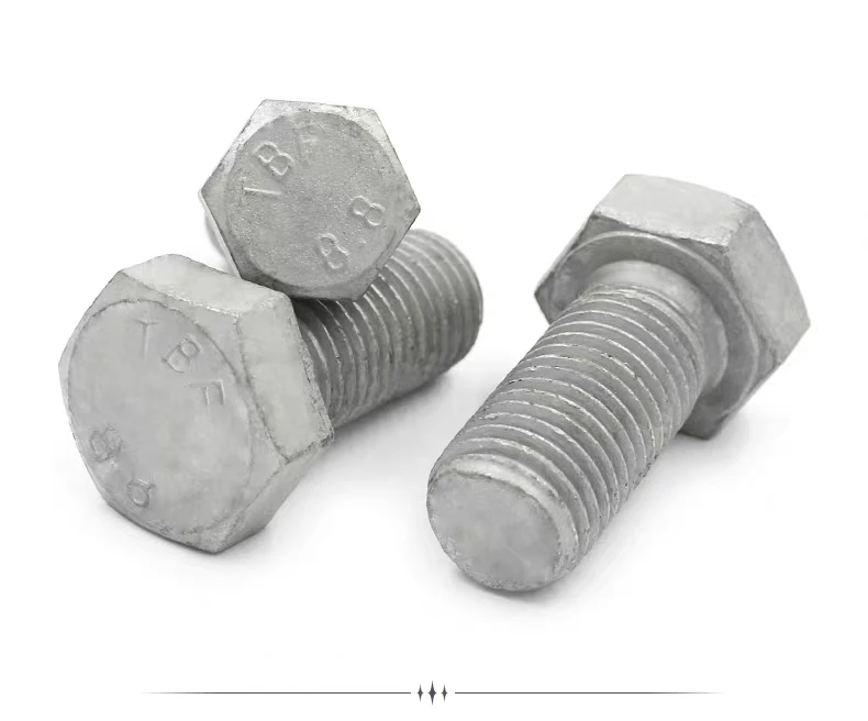 Metric Bolt High Strength Bolts DIN 931/933 Hex Bolts and Nuts