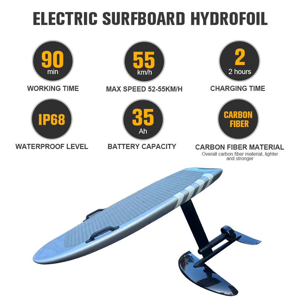 High Quality Professional Version Electric Hydrofoil Board 50 km/h ...