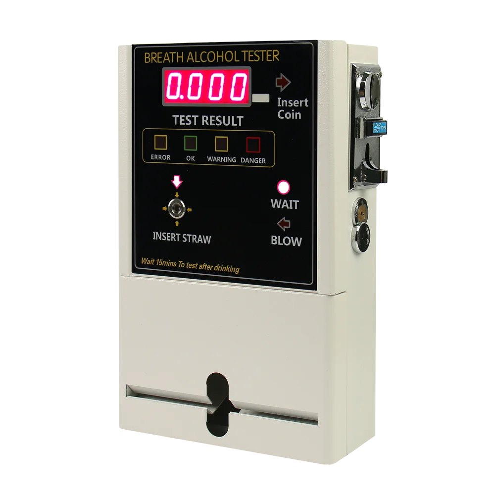 Wall Mount Digital Breathalyzer - Accurate Alcohol Testing